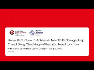 Webinar: Harm Reduction in Aotearoa: Needle Exchange, Hep C, and Drug Checking—What You Need to Know