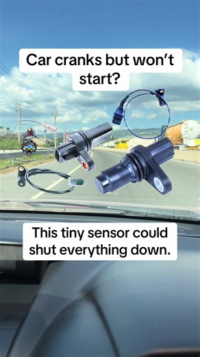 Your engine won’t run without timing and this sensor controls it all. A failing crankshaft position sensor can cause no-starts, sudden stalling, misfires and even cut the engine while driving. Before you replace half the car, get it properly diagnosed. #crankshaftpositionsensor #nostart #carstalls #checkengine #carproblems