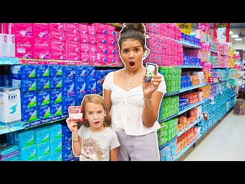 Klai & Rykel take their sisters Shopping for puberty KITS!
