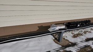 USA Trains Hudson pushing an Aristocraft wedge plow clearing the line!!! | Mill Valley Northern Railroad