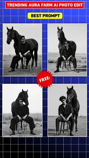 Trending aura farm ai photo prompt | Aura farm gemini prompt #youtubeshorts #aurafarm