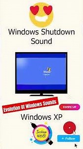 Evolution of Windows Sounds 🔥#WindowsEvolution #StartupSound#Shorts #Microsoft#Windows11 #ShortsTech