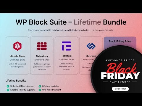 The Best WordPress Black Friday Deal for Gutenberg Users (2025)