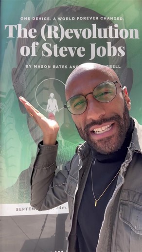 Today he’s bragging about the new opera by Bay Area native @masonbatesmusic and Pulitzer-winning librettist Mark Campbell, The (R)evolution of Steve Jobs which runs from September 22 to October 7 Don’t miss this incredible opera about the man behind the revolutionary piece of technology that changed the world! Visit sfopera.com to learn more and purchase tickets! | San Francisco Opera
