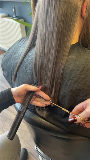 One Length Cut Hairstyle Tutorial