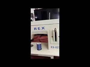 The REX RX 607 Walking foot Sewing Machine