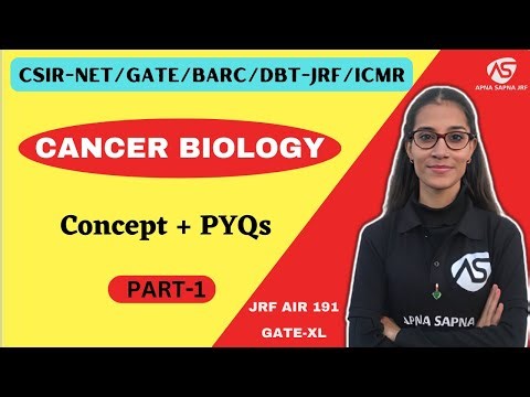 CANCER BIOLOGY Part 1 - CSIR-NET JRF LIFESCIENCE | #apnasapnajrf