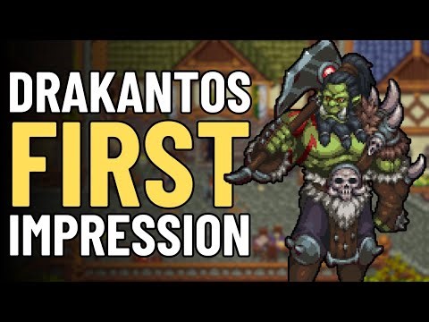 Drakantos Closed Beta Gameplay | First Impressions of the New Pixel Art MMORPG