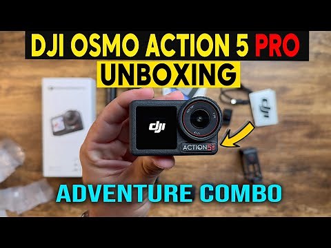 DJI Osmo ACTION 5 PRO UNBOXING - Adventure Combo