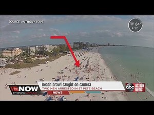 Beach brawl on St. Pete Beach was captured by a drone