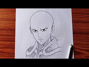 How To Draw Saitama From One Punch Man / Easy drawing for beginners / Easy drawings step by step