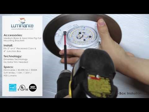 LED Disk Light Video