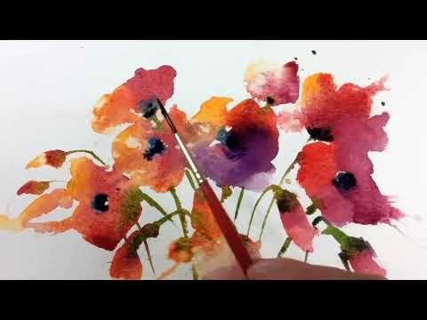 Let's Paint Lovely Poppies Together!