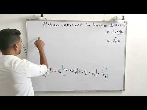 second order low pass Butterworth filter