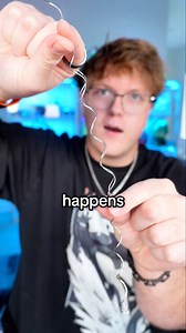 This “wonder wire” looks like a CGI trick, but it’s real and right in front of me. It spins endlessly without coming apart — I can’t explain it, but you have to see it. #tech #gadget #science #innovation #viral #weirdinventions | Kyle Krueger