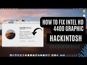 How to Fix Intel HD 4400 Graphics Hackintosh Haswell pc