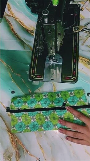 Sewing Tutorial | Diy-Pencil Case Pencil Box l Zippered Box Pouch | Bag #viral #shorts #shortsfeed