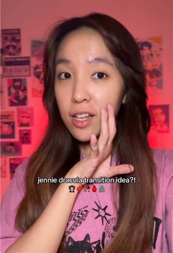Transform Into a Dracula Look with Jennie's Makeup Transition
