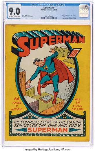 Superman Comic Found in Attic Sells for Record-Breaking $9.12 Million