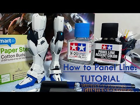 Tutorial: How to Panel | Gundam Markers and TAMIYA Panel Line Accent | Freedom Gundam V2.0