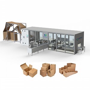 [Hot Item] E-Commerce Fully-Automated Box on Demand Pakcaging Assembly Line