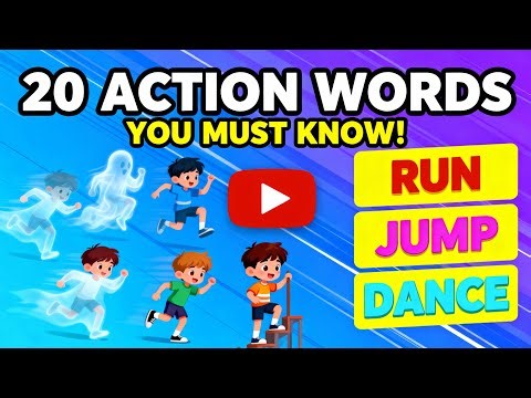 20 Words in Motion: Learn Powerful Action Verbs in Real Life English