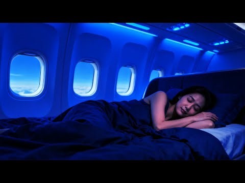 Airplane Sound for Deep Sleep and Relaxation | Continuous Jet Engine Cabin Noise All Night