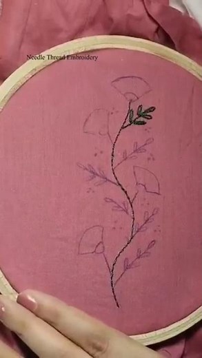 Beautiful Hand Embroidery Design for Frock And dress | Modern Hand Embroidery Step by step Tutorial