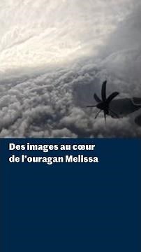 Ouragan Melissa : voici les images filmées au cœur de l'ouragan