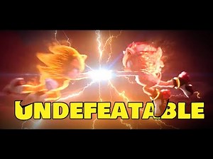 Super Sonic vs Super Shadow (Sonic Movie 3) with Undefeatable