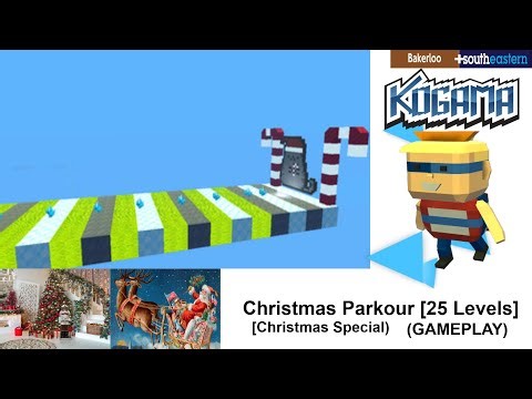 KoGaMa Christmas Parkour [25 Levels] (CHRISTMAS SPECIAL🎅🎄🎁) (Gameplay)