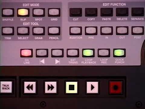 Avid Digidesign Pro Control Tutorial CD ROM Video 1998 Part 1 of 5
