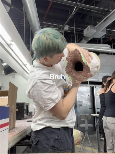 Rotocasting monster clay #rotocasting #lifecast #fyp