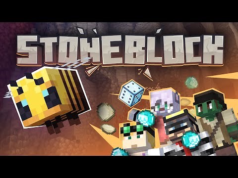 New Series | Poop Loot on Me Bee! - MINECRAFT STONEBLOCK 3 #1