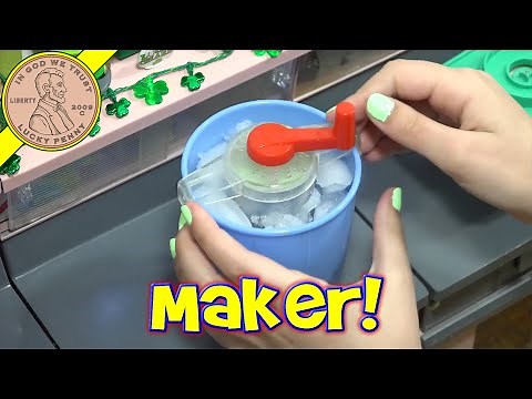 Miniature Ice Cream Maker! We Make Mint Chocolate Chip Ice Cream