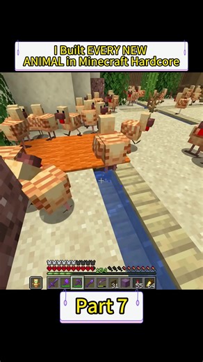 Complete Animal Enclosures in Minecraft Build
