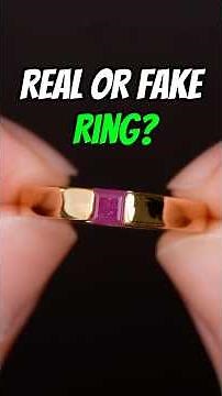 🚨 Real or Fake Ruby Ring? 🤯