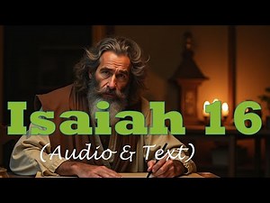 Isaiah 16 | KJV AUDIO BIBLE (With Text & Images)