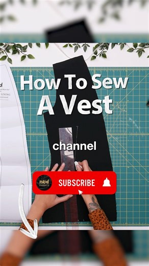 Learn How To Sew A Vest! Step-by-Step Sewing Tutorial
