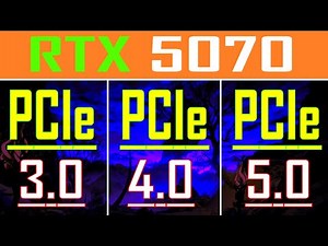 PCIe 3.0 vs PCIe 4.0 vs PCIe 5.0 ||| RTX 5070 @ 12GB || PC GAMES TEST ||