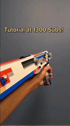 Full-Auto blowback Lego gun(TUTORIAL at 1300 Subs)