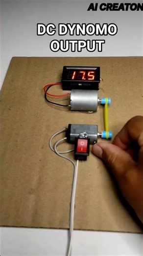 DC DYNOMO MOTOR OUTPUT VOLTAGE MANAGER ⚡🔋#dcmotor #motorbuilding #diyprojects