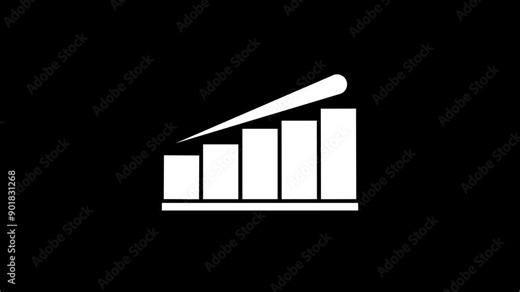 Dynamic Business Growth Chart Graph Illustrating Progressive Market Trends and Future Projections for Strategic Planning and Analysis