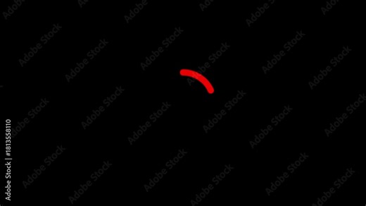 Loading circle preloaded rotating inter face loop out animation.