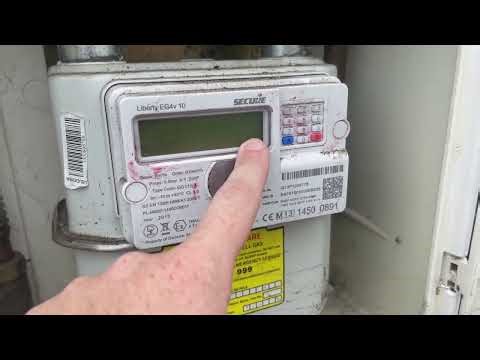How to get a VOLUME meter reading on a Secure Liberty EG4 v10 gas meter