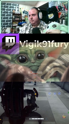 #139 On dit au revoir à l'arrière arrière arrière.....grand-père yoda. #starwars #gaming #twitch
