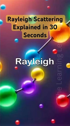 Rayleigh Scattering Explained in 60 Seconds #ScienceShorts #YouTubeShorts #ViralScience