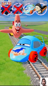 Short & long, Big & Small Bus VS Patrick Spongebob Train- Lightning Strikes Back! - BeamNG.drive #mcqueen #cars #Game #Gameplay #Gamers #GTAV #FBviralgame #fail #beamngdrive #bus | Gaming Mir