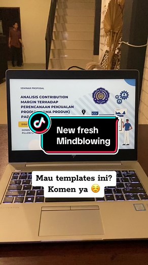 Template PowerPoint Morph untuk Seminar Proposal