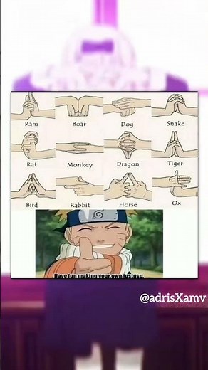 Learn your own Naruto jutsu hand sign. #shorts #naruto #jutsu